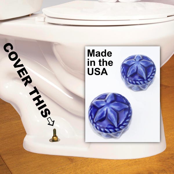 Toilet Bolt Cover Decorative - Etsy