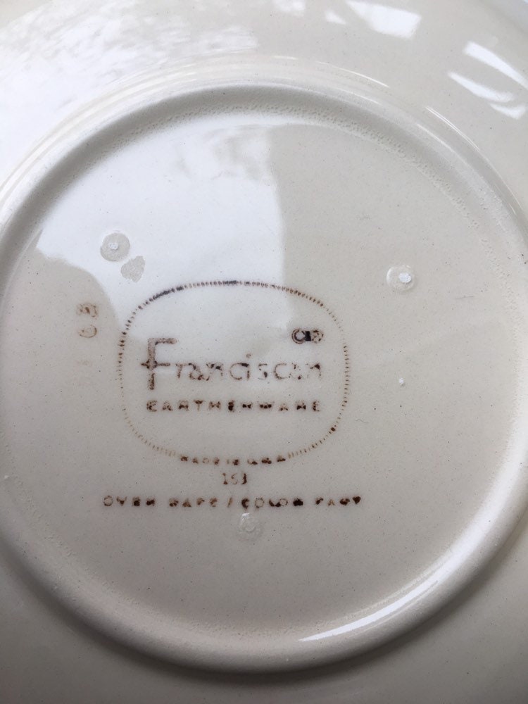 Franciscan Cups and Saucers Two Sets in Apple Pattern - Etsy