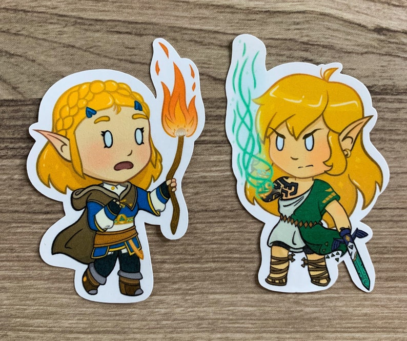 Zelda: TOTK Sticker SET | Water Resistant | for Laptops, Notebooks ...