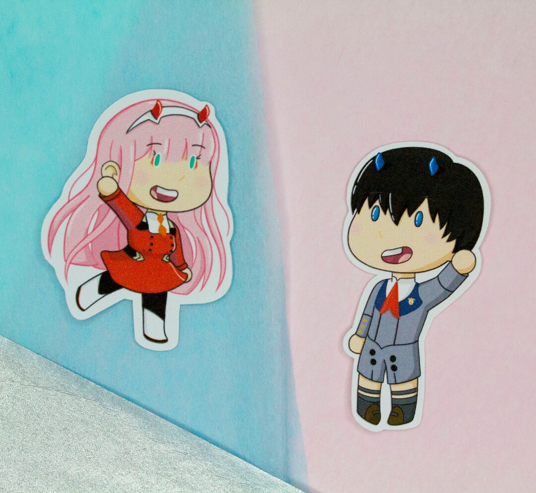 Darling in the Franxx Sticker SET | Water Resistant | for Laptops ...