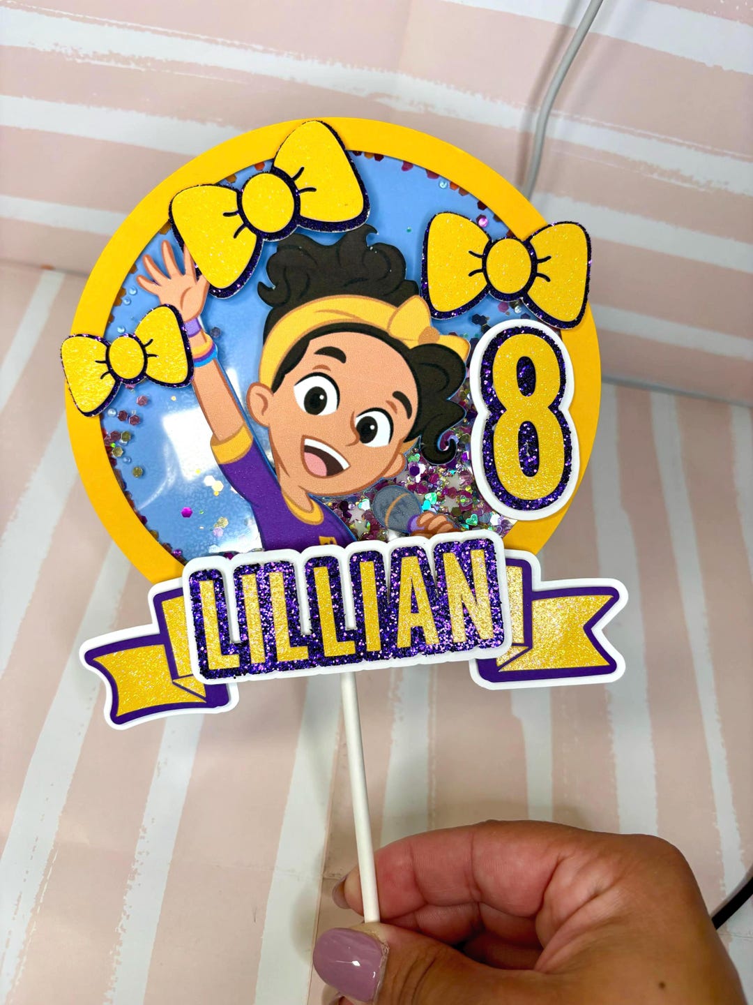 Custom Cake Topper, Girl Birthday Party, Toddler Party, Themed Birthday ...