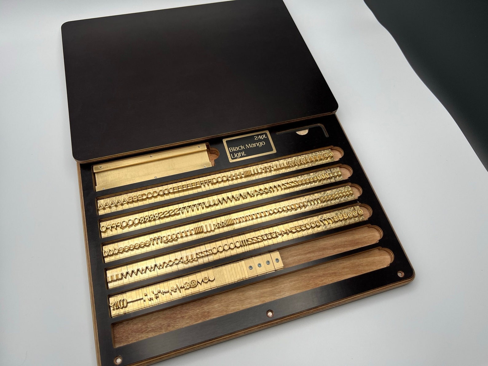 Custom Alphabet Leather Brass Stamp Type Set Interchangeable | Etsy