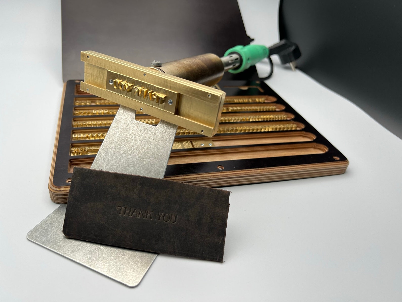 Custom Alphabet Leather Brass Stamp Type Set Interchangeable - Etsy