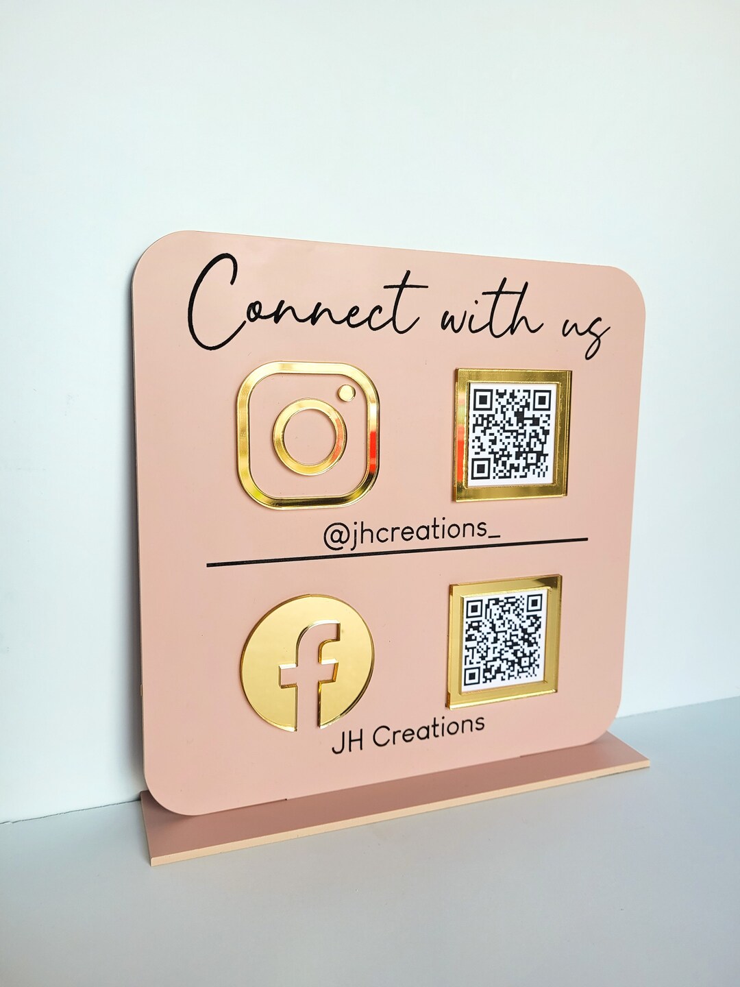 QR Code Sign | Social Media Sign | Market Sign | Social Media Sign ...