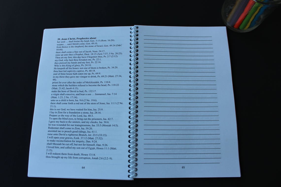 Learn of Me LDS YW Scripture Study Journal - Etsy