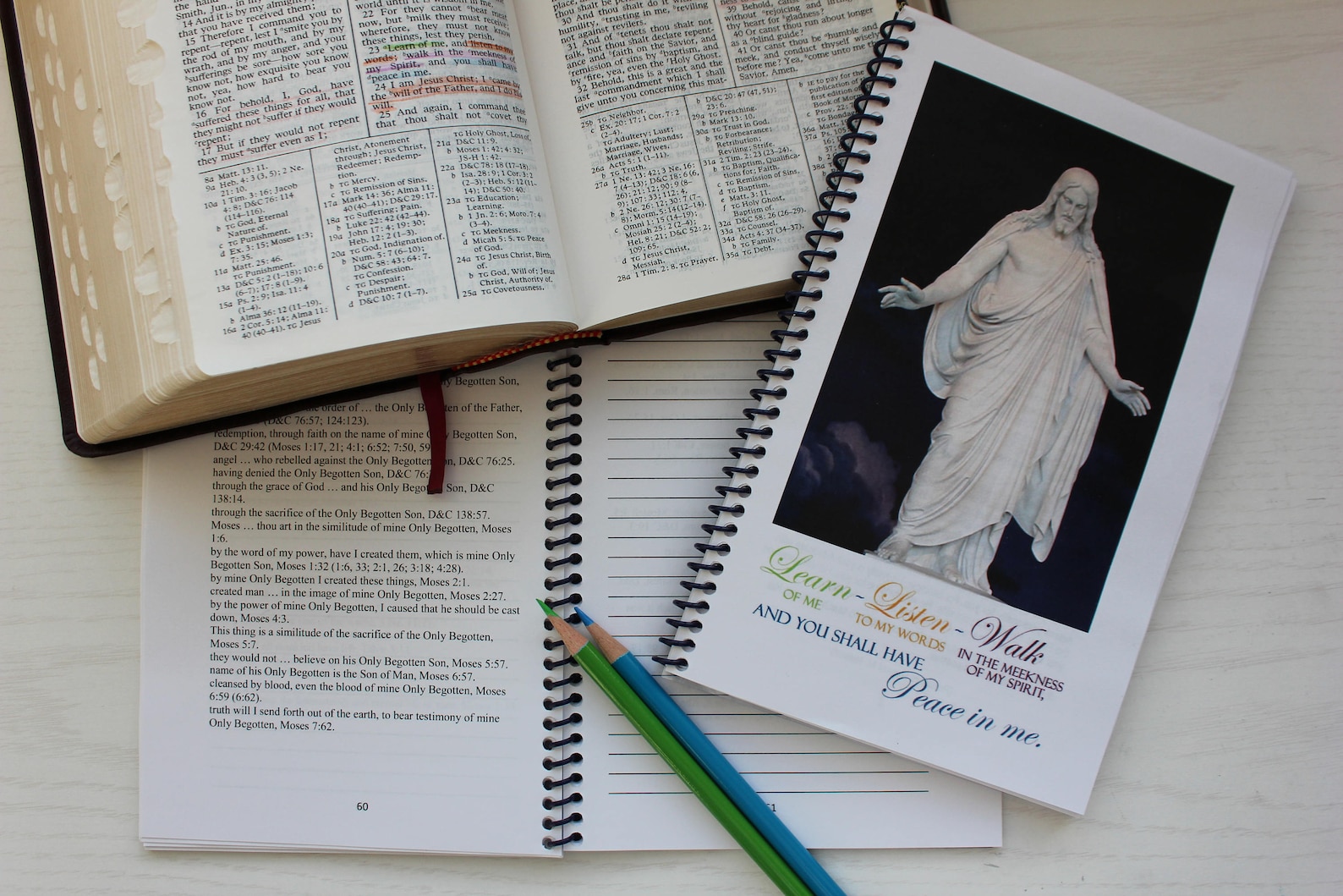 Learn of Me LDS YW Scripture Study Journal - Etsy