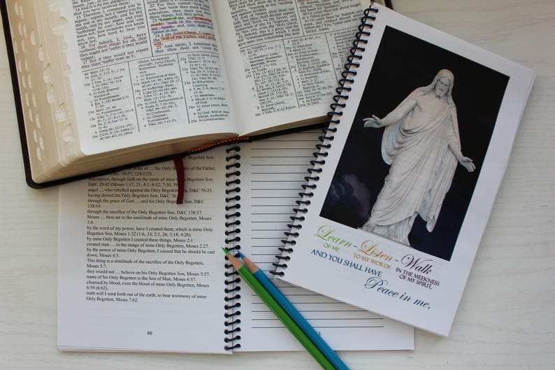 Learn of Me LDS YW Scripture Study Journal - Etsy
