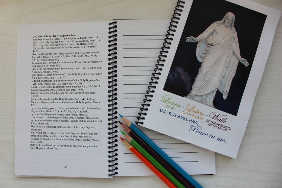Learn of Me LDS YW Scripture Study Journal - Etsy
