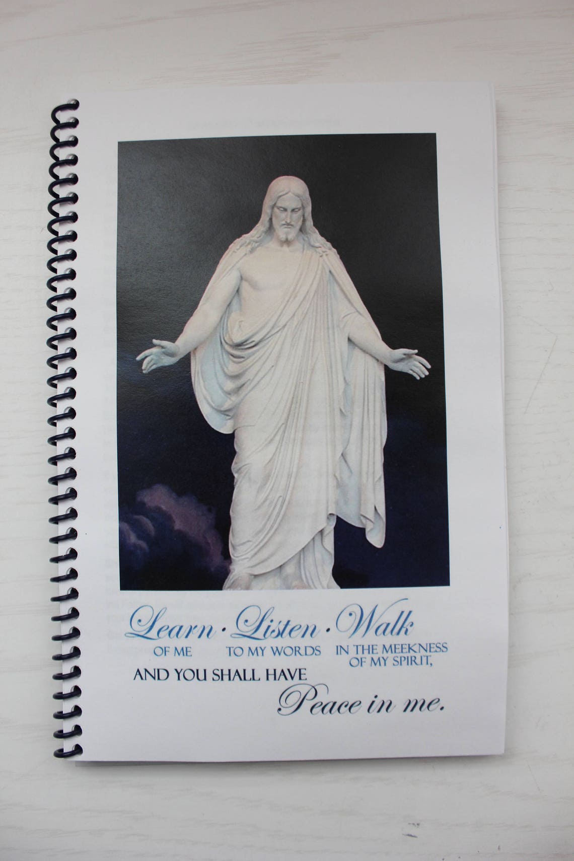 Learn of Me LDS Scripture Study Journal - Etsy
