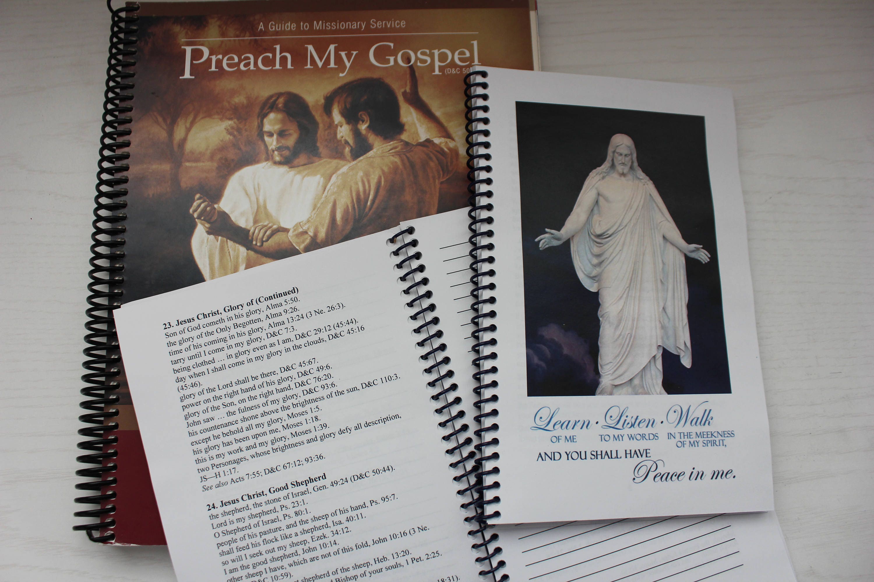 Learn of Me LDS Scripture Study Journal - Etsy