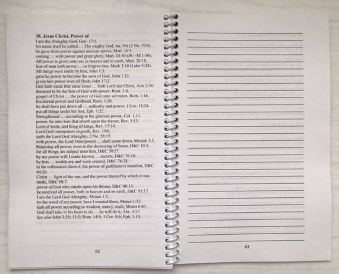 Learn of Me LDS Scripture Study Journal - Etsy