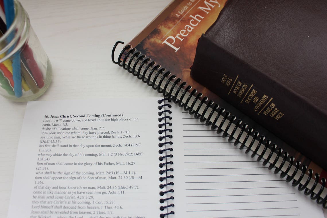 Learn of Me LDS Scripture Study Journal - Etsy