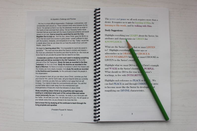Learn of Me LDS YW Scripture Study Journal - Etsy