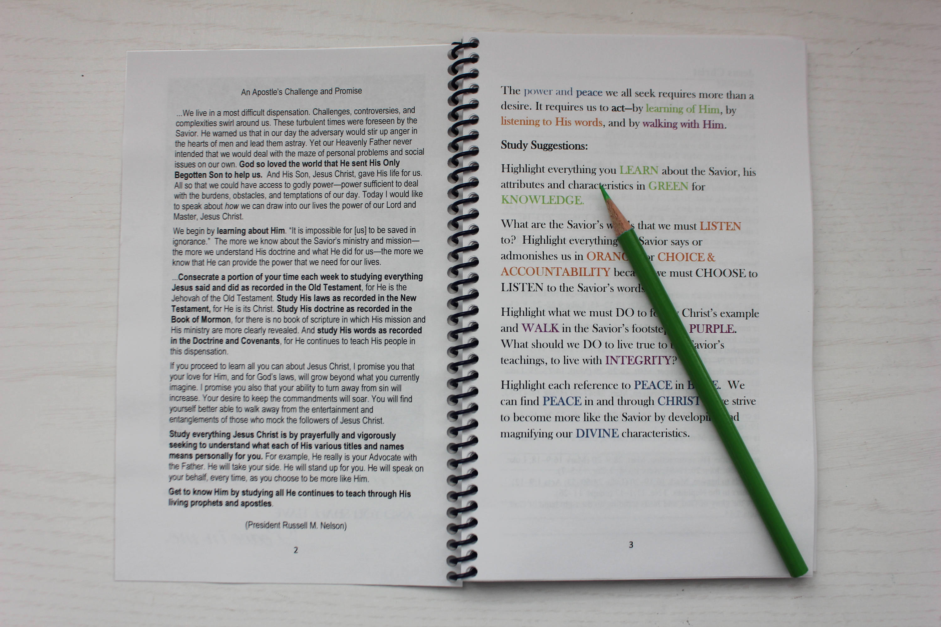 Learn of Me LDS YW Scripture Study Journal - Etsy