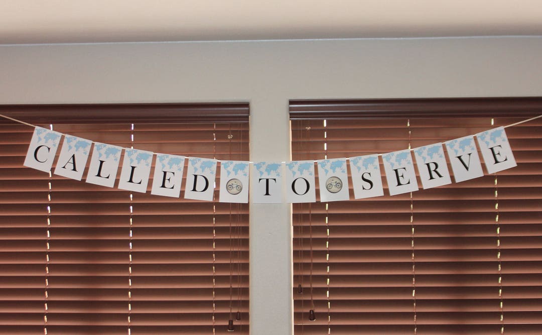 Printable Called to Serve Missionary Banner - Etsy