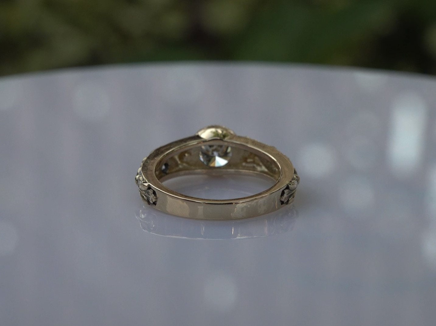 Victorian Splendor 18k Yellow Gold Lab-grown & Natural White Diamonds ...