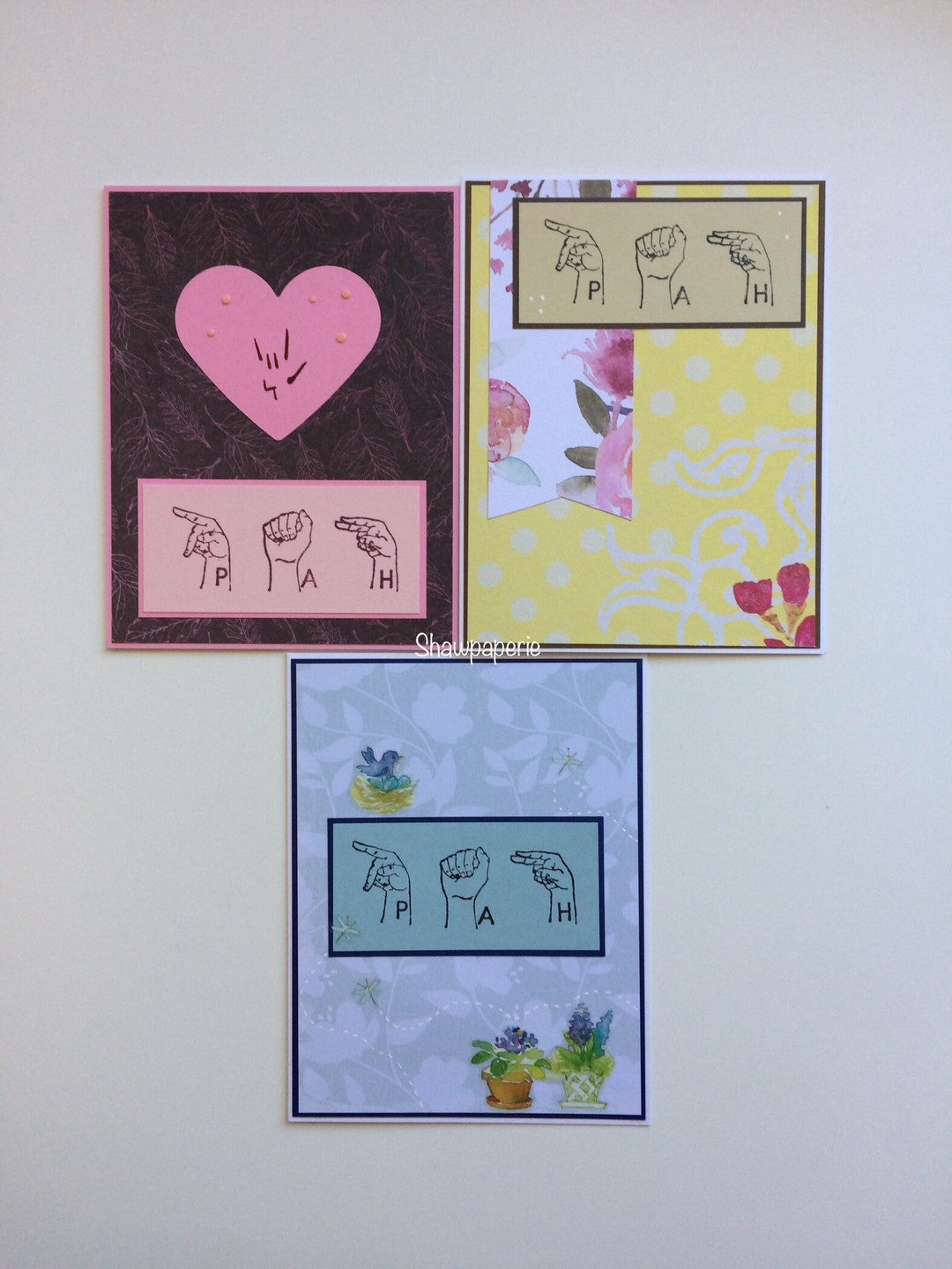 ASL Pah! - Handmade Congratulations Card - Etsy