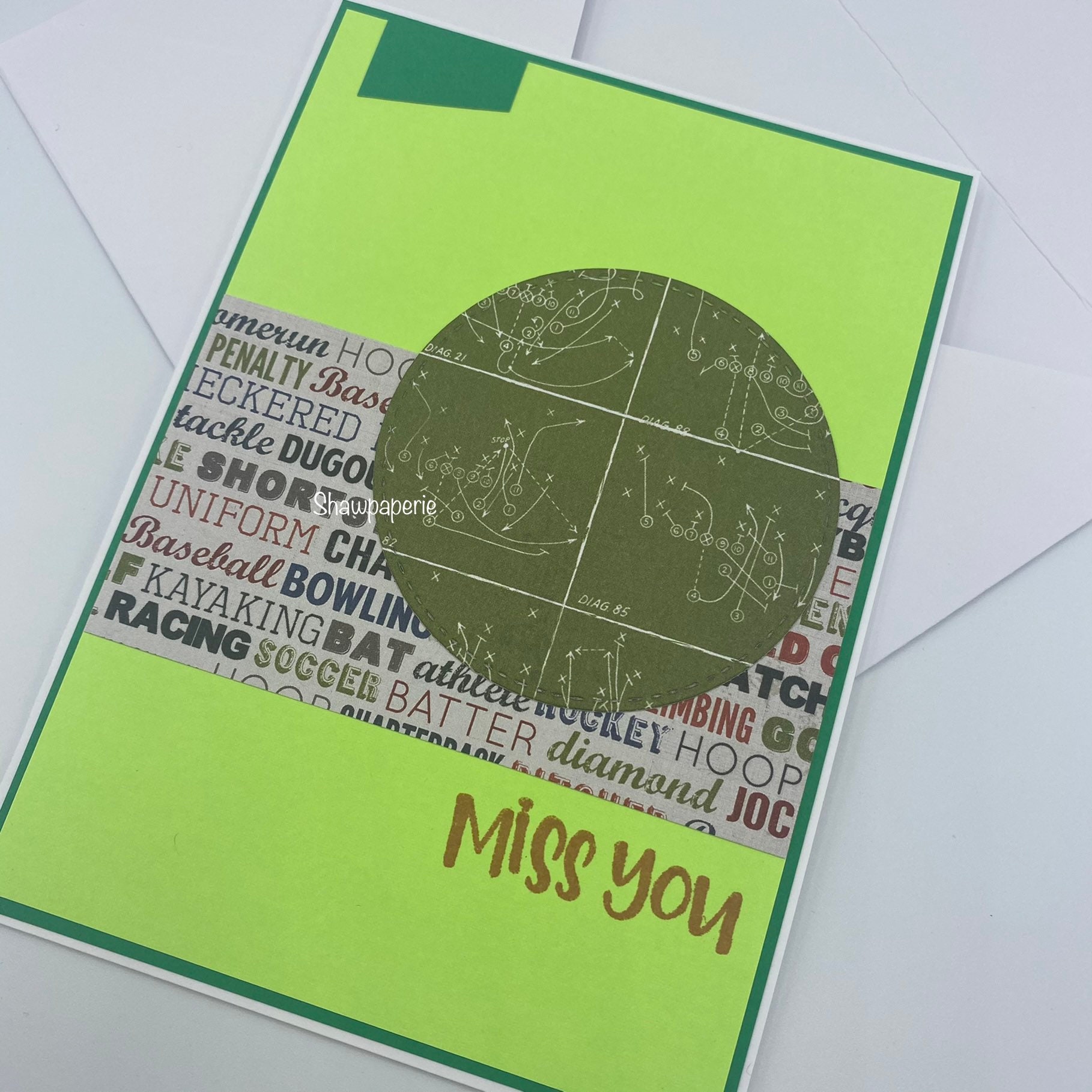 Miss You Handmade Card - Etsy