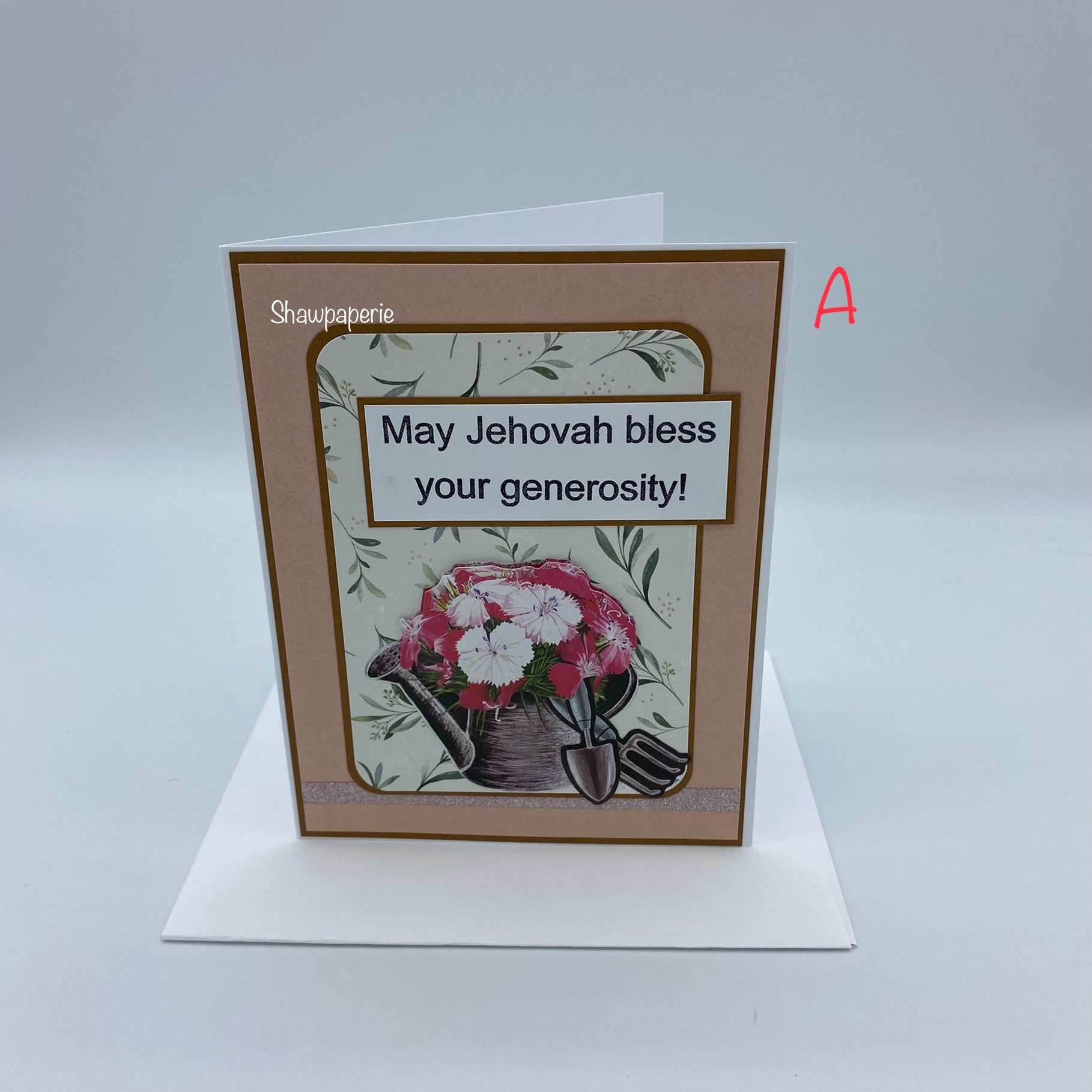 May Jehovah Bless Your Generosity Handmade JW Thank You Card - Etsy