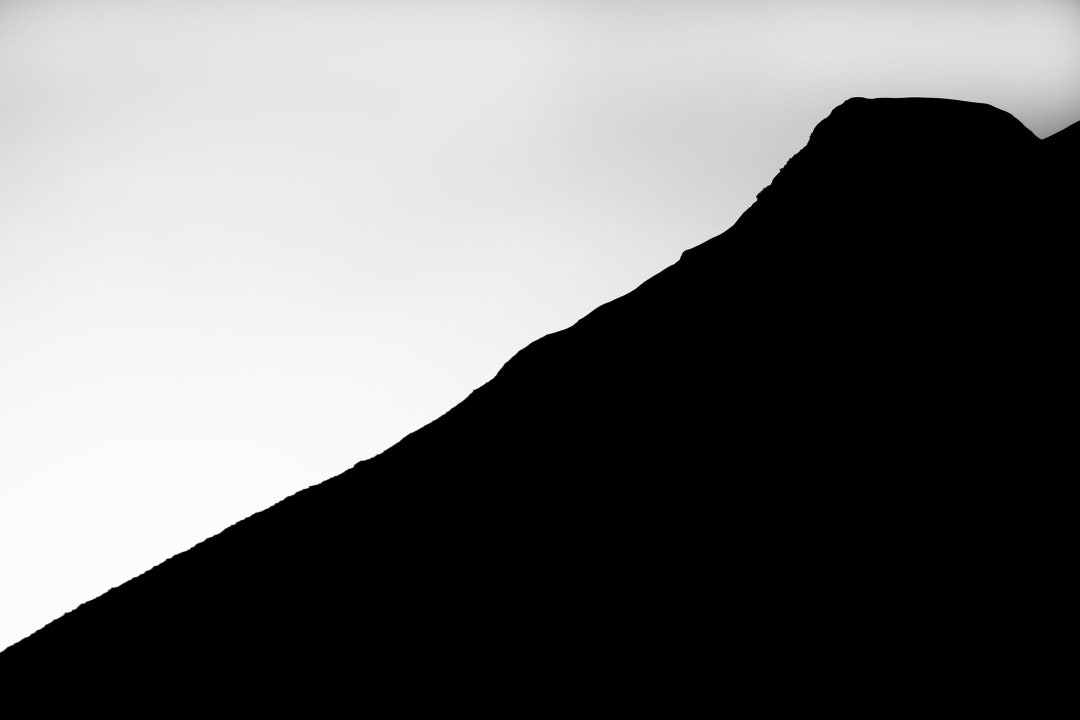Black and White Abstract, Mountain, Photograph, Minimalism, Andes ...