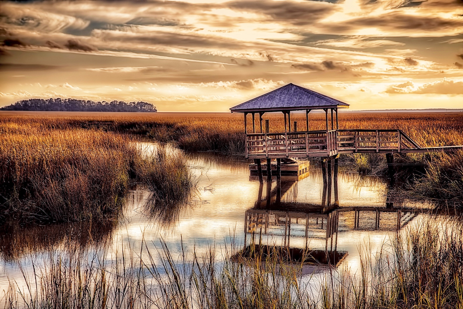Photograph, Savannah, Georgia, Sunset, Low Country Art, Landscape ...