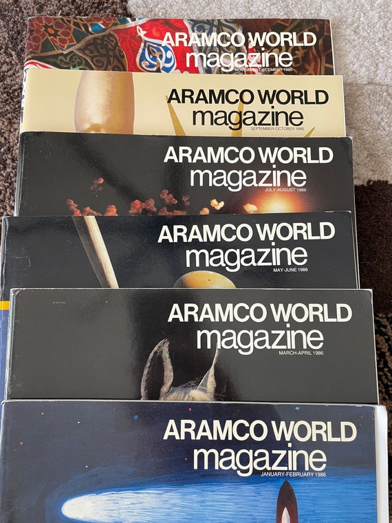 Aramco Magazine 1986 January December - Etsy