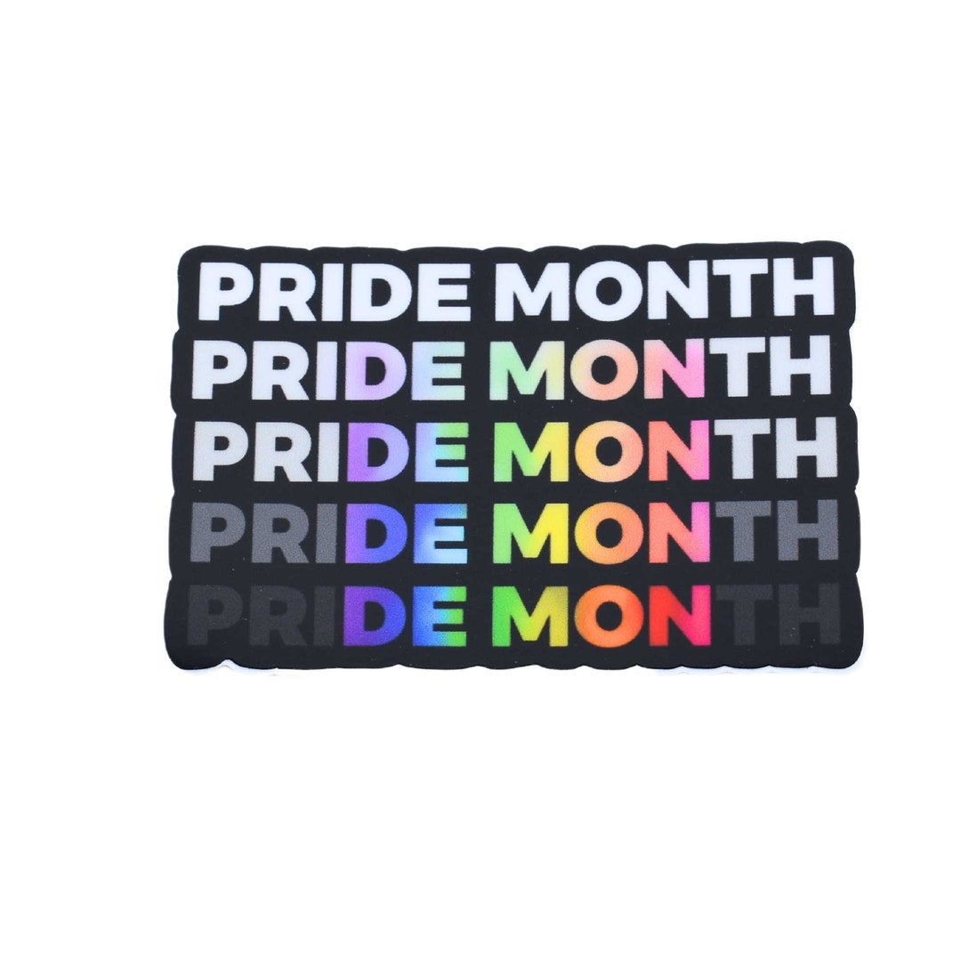 Pride Month Demon Sticker, LGBTQ Pride Sticker, Waterbottle Laptop ...
