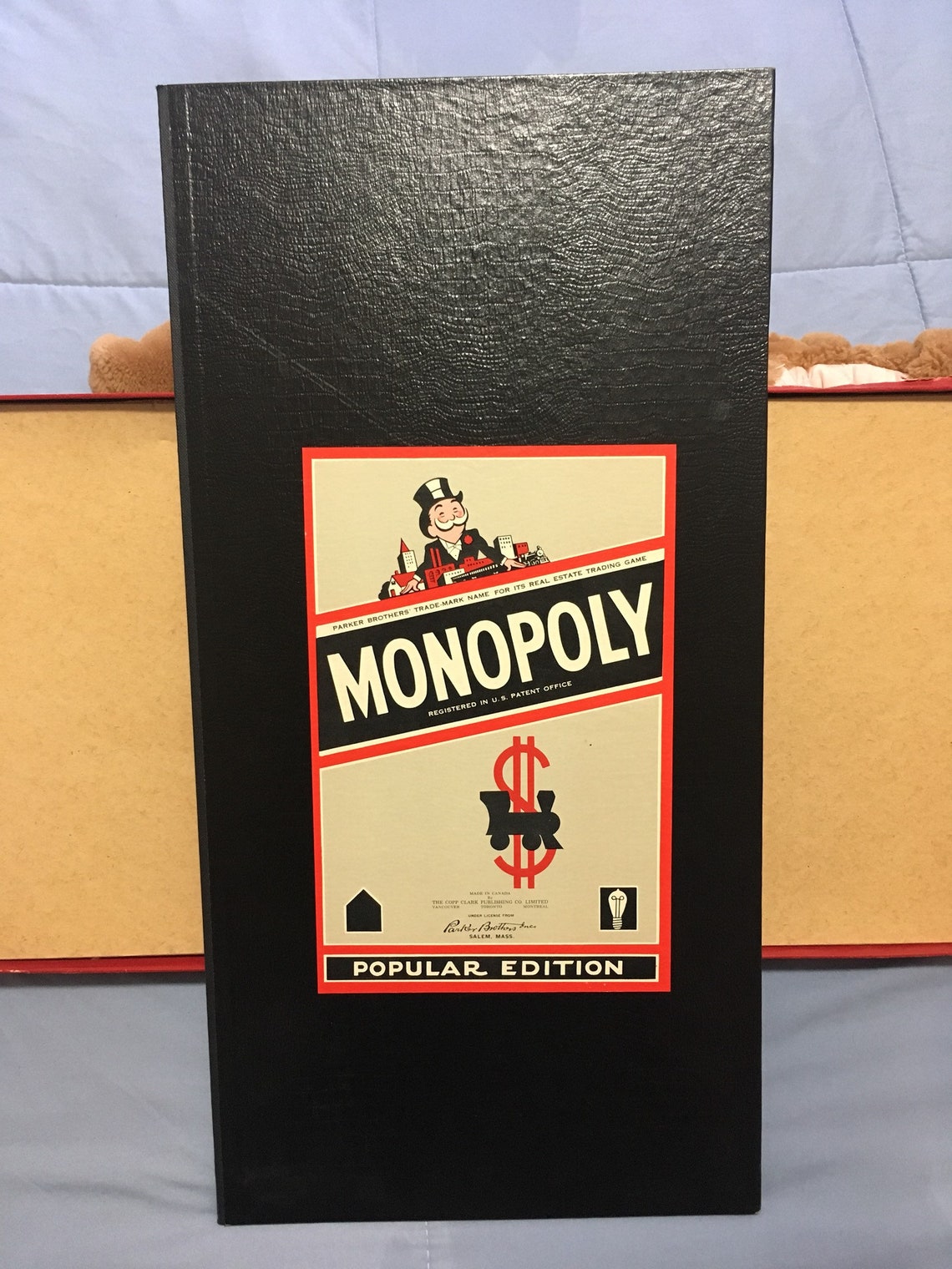 Vintage Monopoly Board Game Popular Edition 1946 release | Etsy