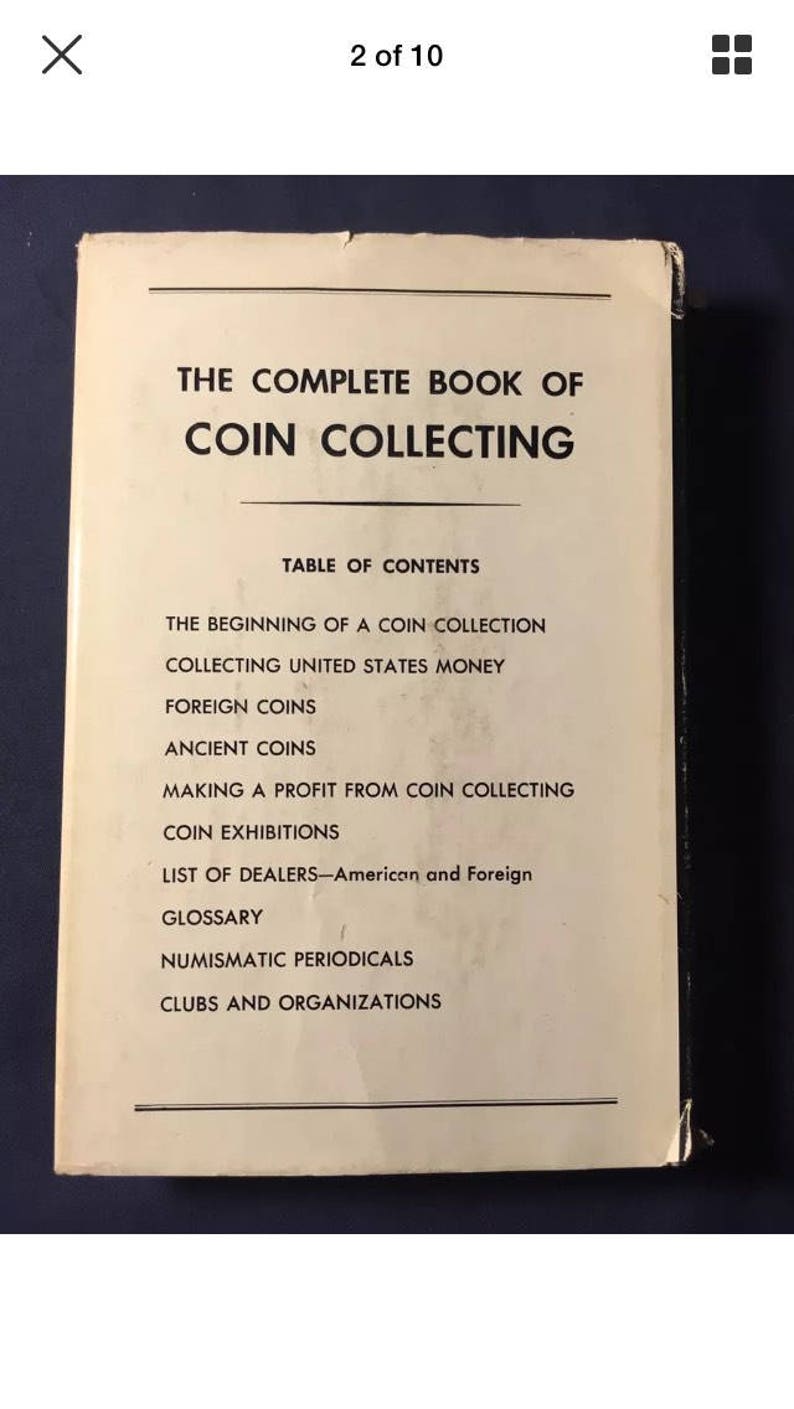 Vintage the Complete Book of Coin Collecting 1959 Edition by - Etsy Canada