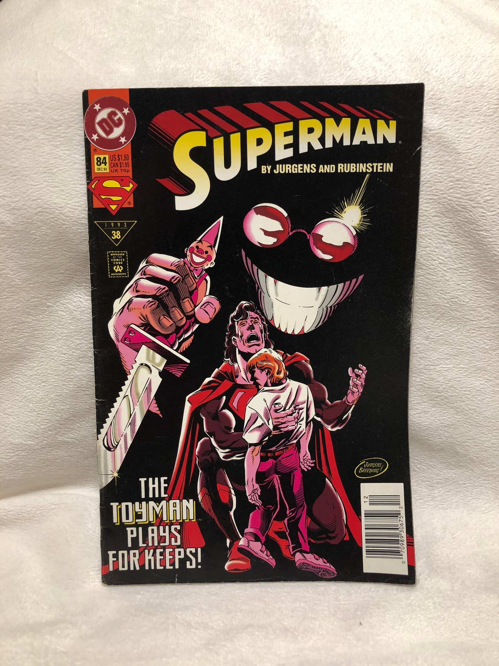 Vintage Superman 84 Comic Magazine Dec 1993 by DC Comics - Etsy