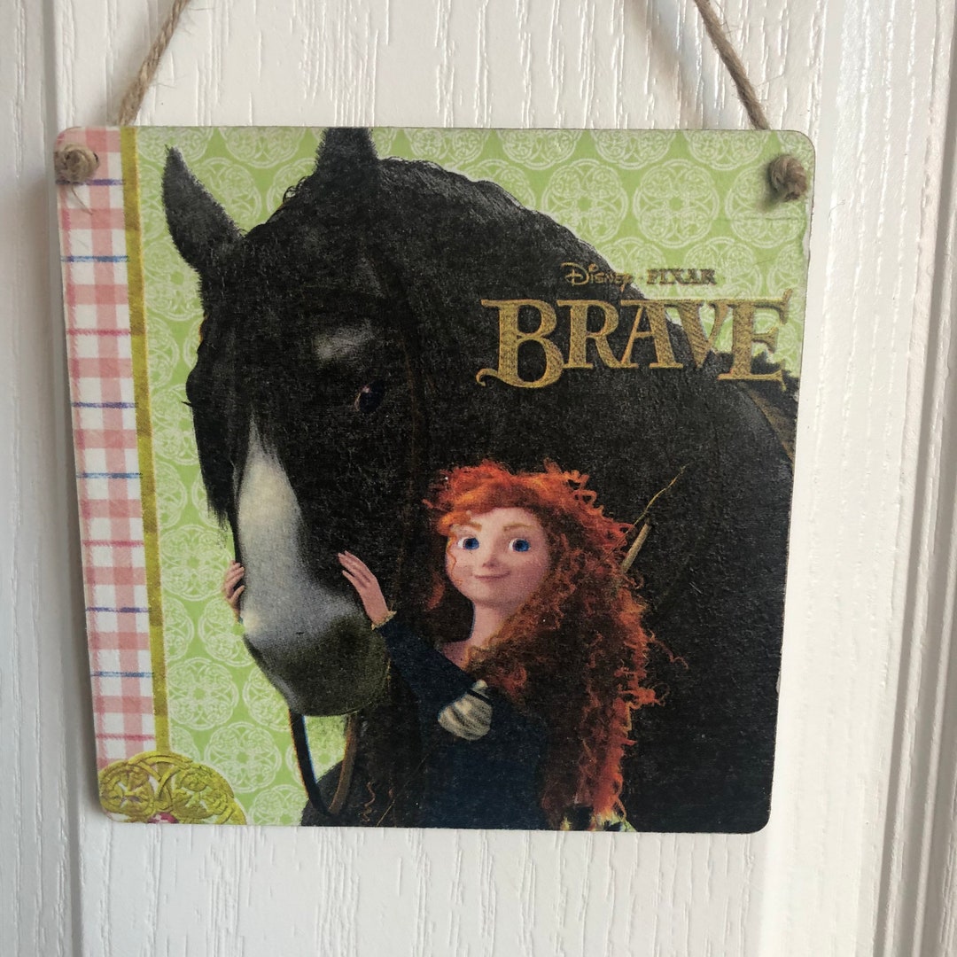 Disney Brave Princess Merida Wooden Hanging Sign Plaque - Etsy