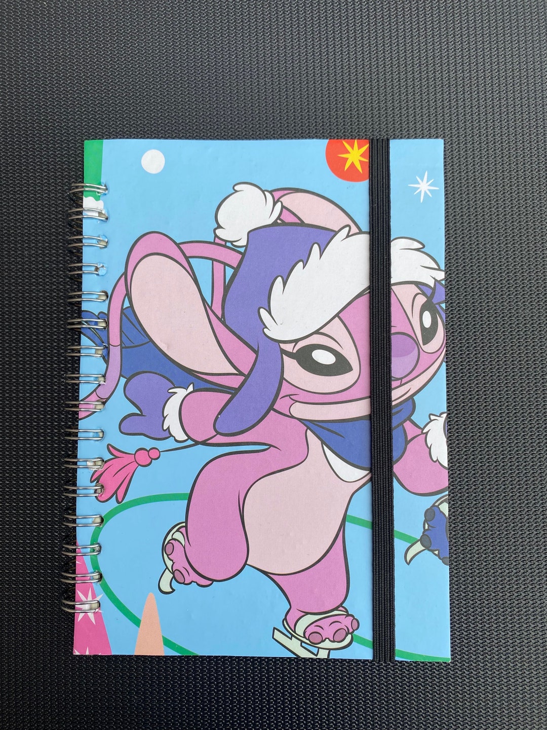 Lilo and Stitch Angel Note Book Scrapbook Journal Handmade Decoupaged ...