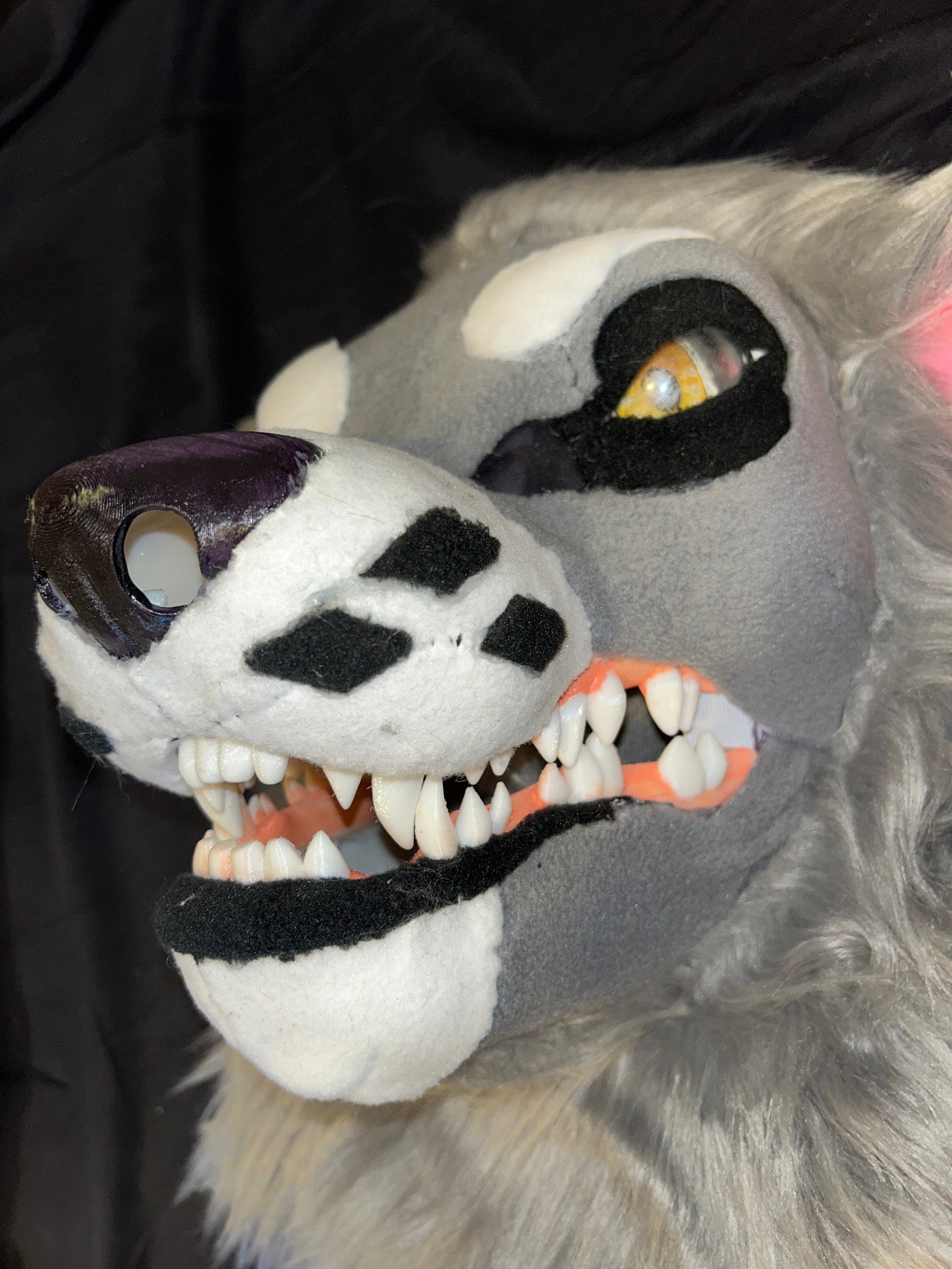 Grey and White Wolf Premade Fursuit Head PRICE DROP - Etsy