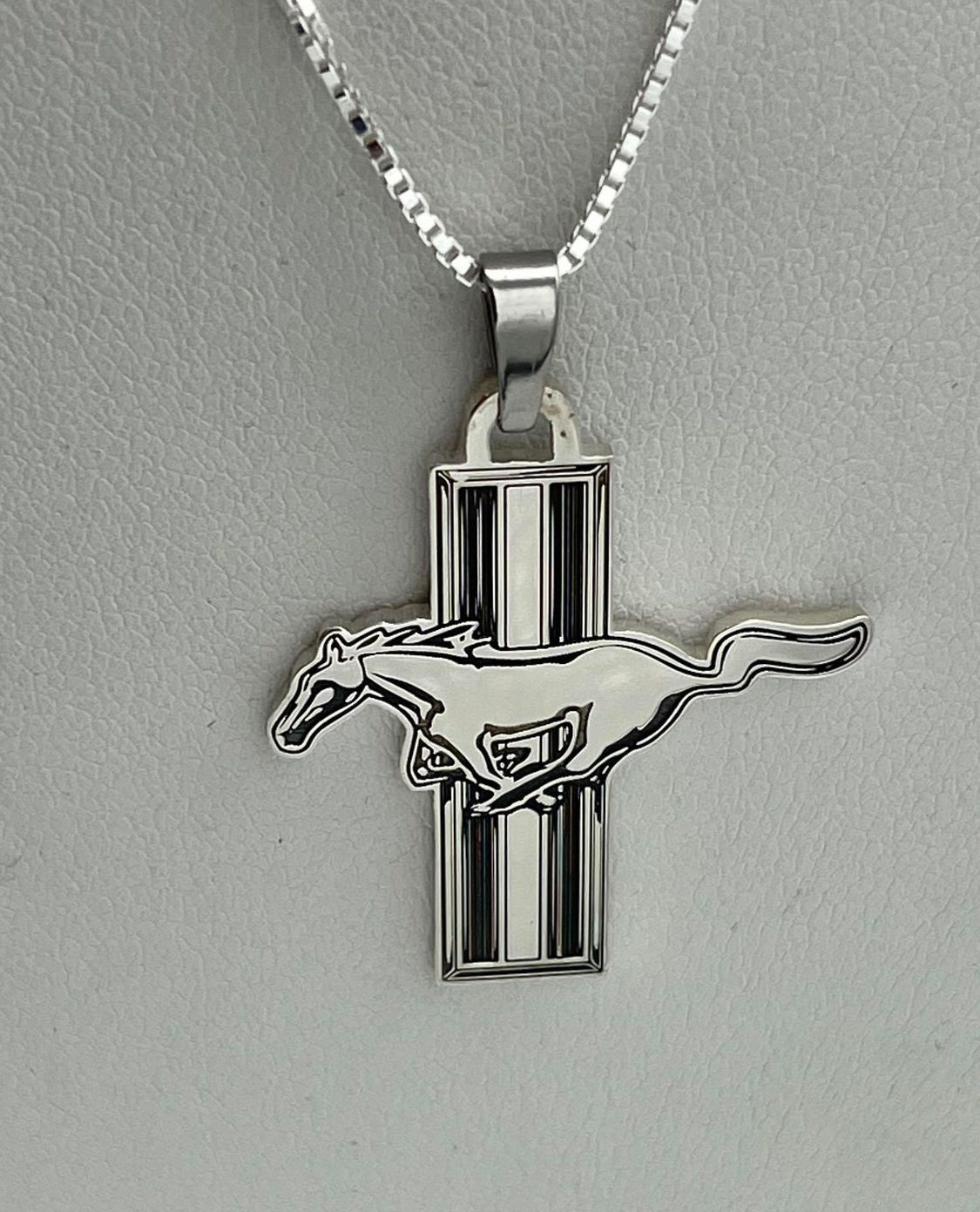 Ford Mustang Necklace - Etsy