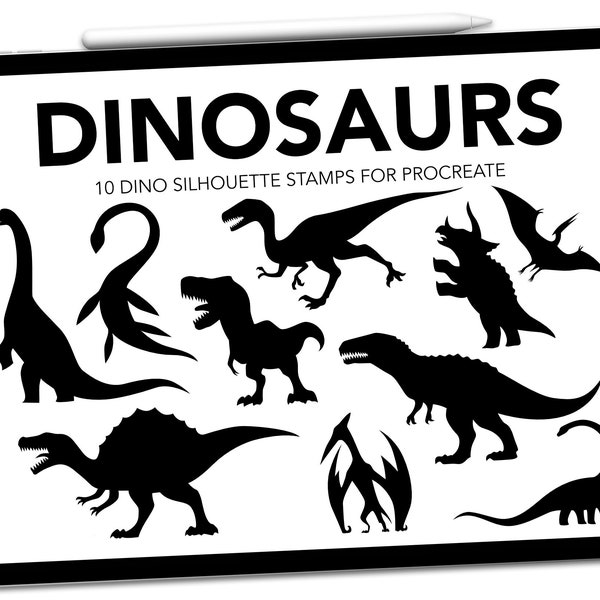 Dinosaur Stamp - Etsy