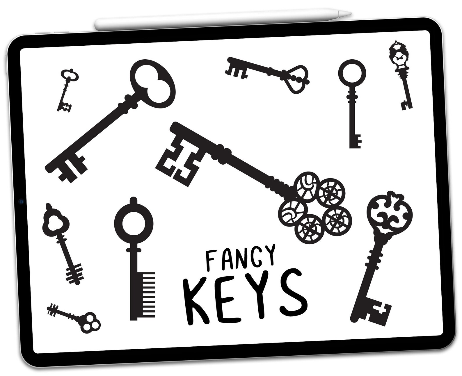 Procreate Key Stamps Procreate Key Stamp Procreate Stamps - Etsy
