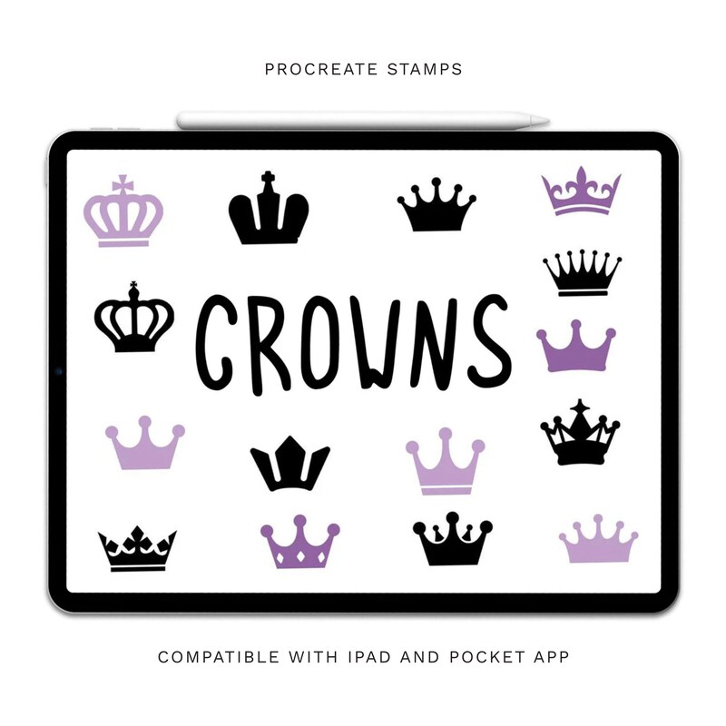 Crown Stamp - Etsy