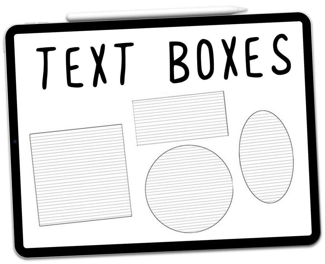 Procreate Text Box Stamp Procreate Stamp Text Box Stamp - Etsy