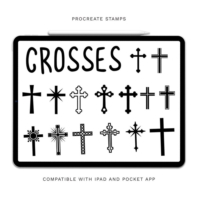 Cross Stamp - Etsy