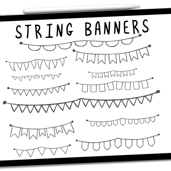 String Banner - Etsy