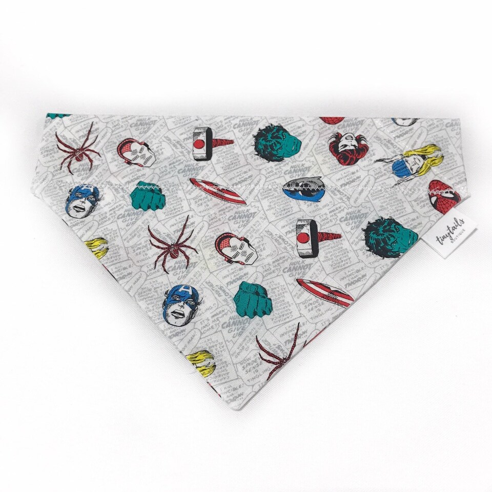 Marvel Dog Bandana Slide Through Collar sold by BilMarshall | SKU ...