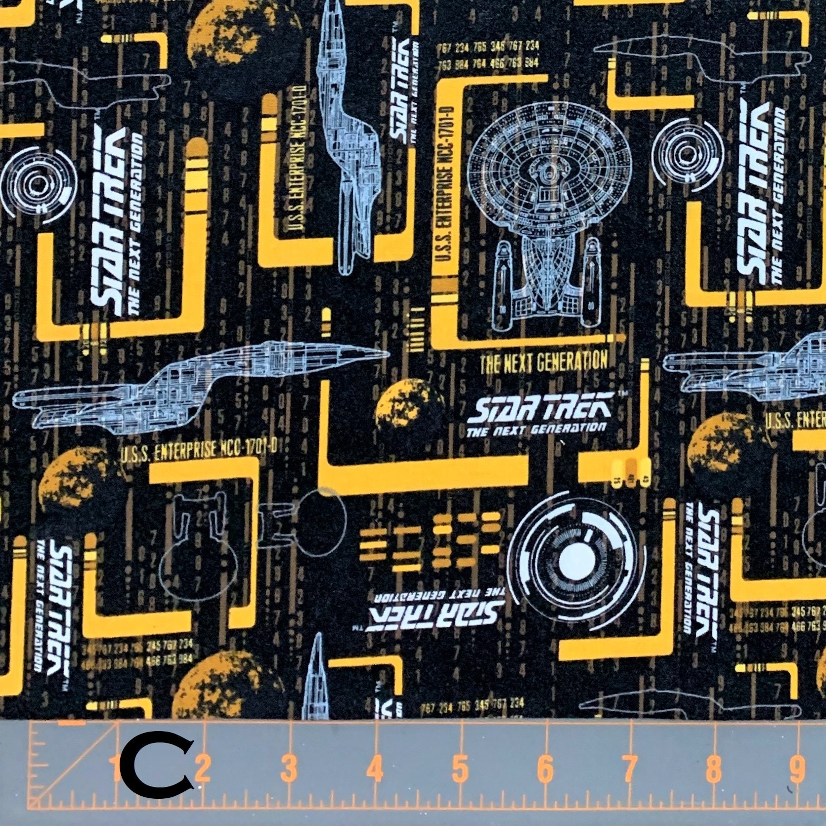 Reusable, Washable Face Masks, Star Trek Pattern, USS Enterprise, Space ...