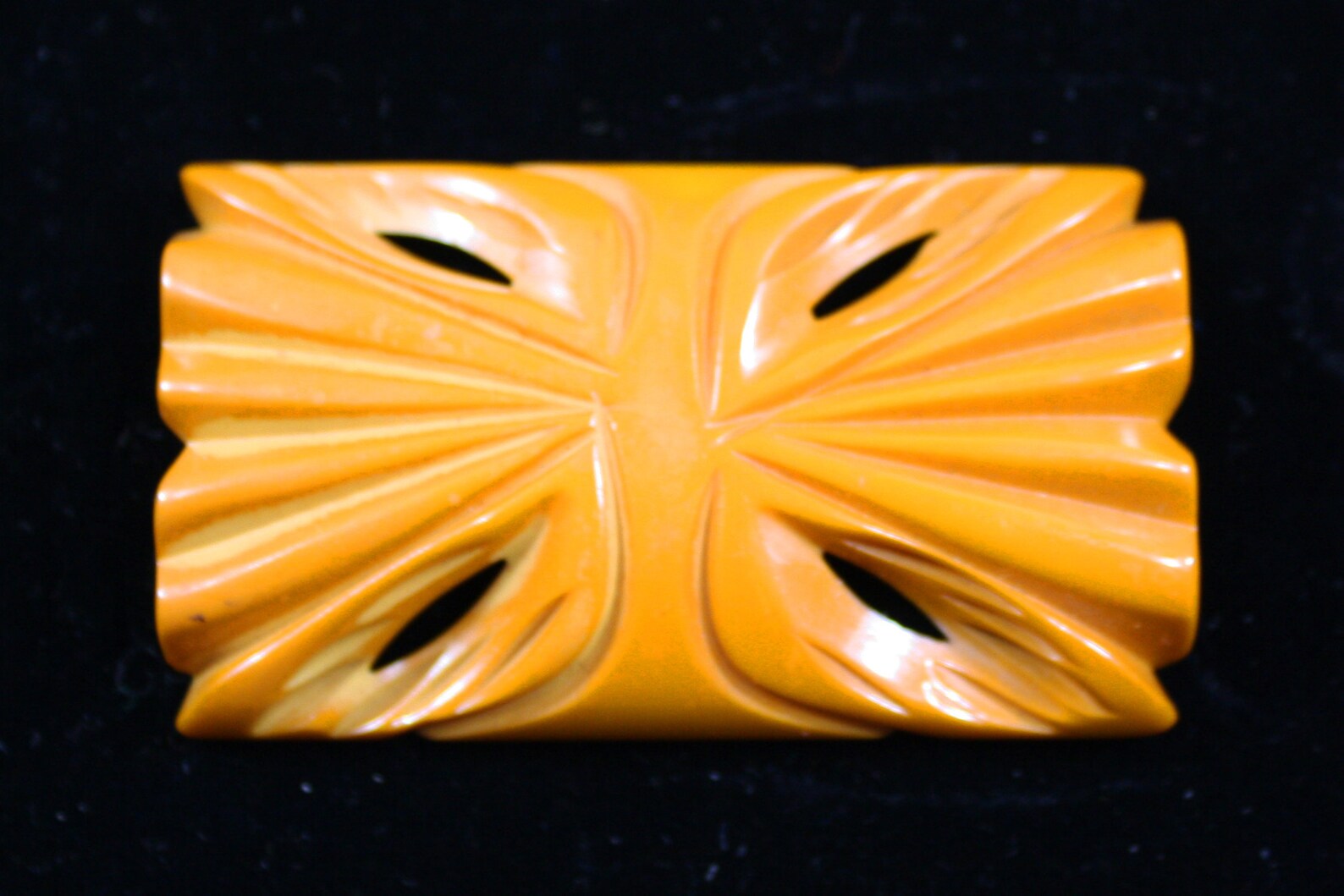 1930s Butterscotch Bakelite Brooch 30s Vintage Carved and - Etsy