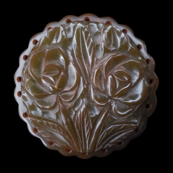 Bakelite Brooch - Etsy