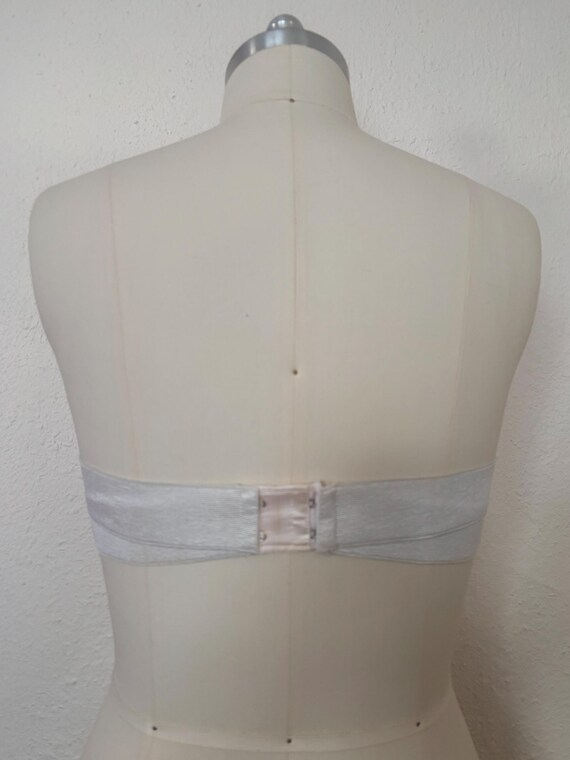 1950s Pale Pink Satin and Nylon Cathedral Bra, Small … - Gem