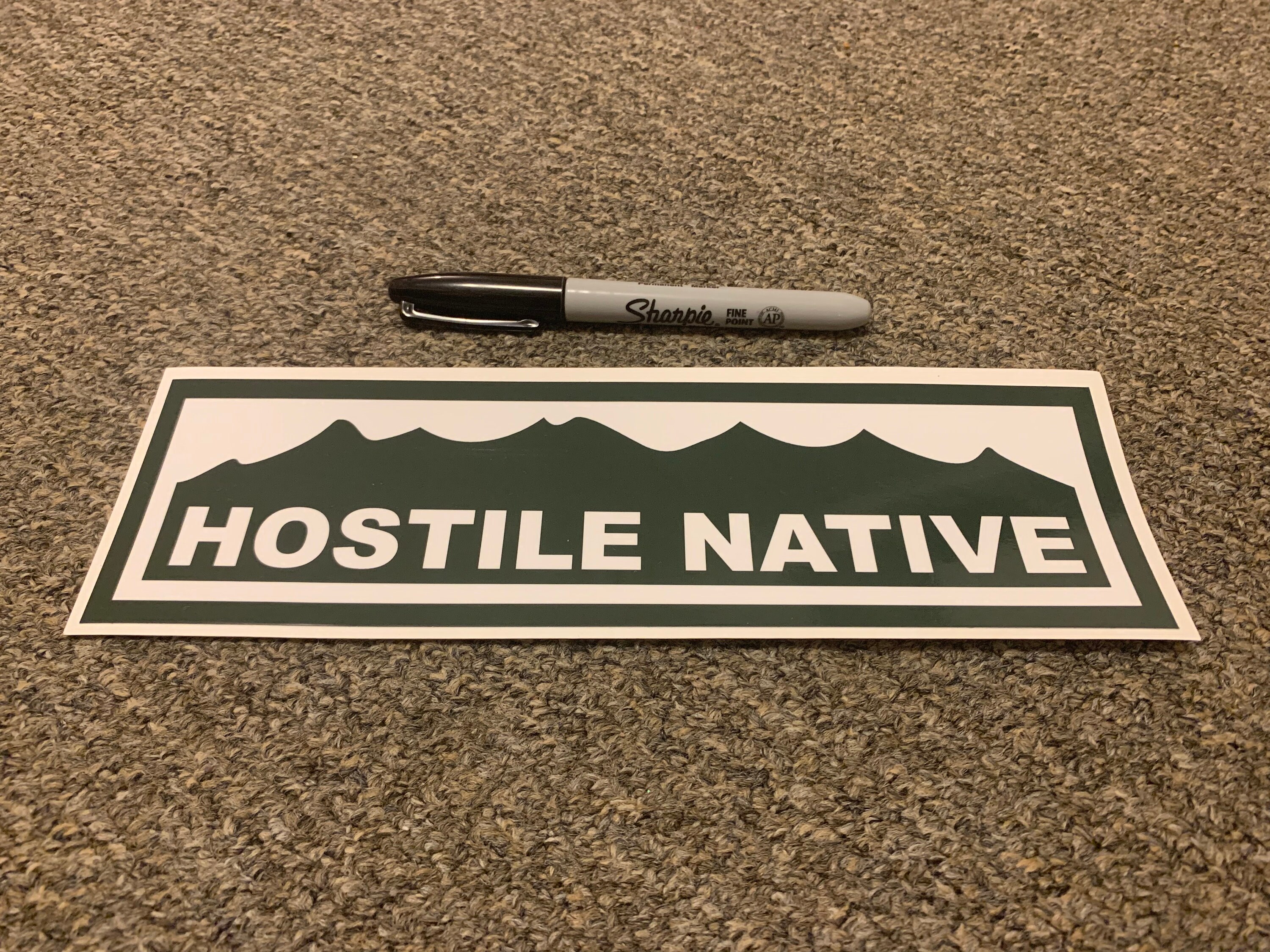 Colorado Native Sticker XL EDITION Hostile Native - Etsy UK