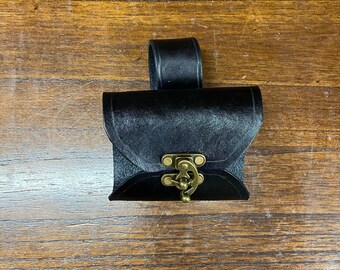 Leather Vial Pouch - Etsy
