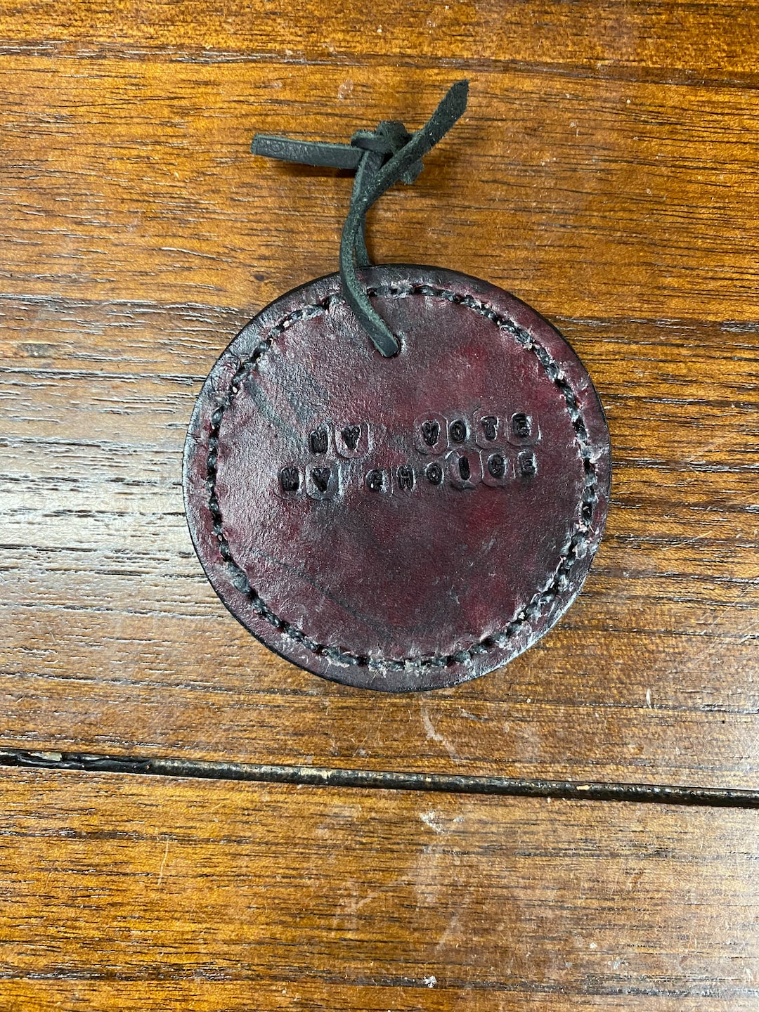My Vote My Choice Leather Ornament America - Etsy