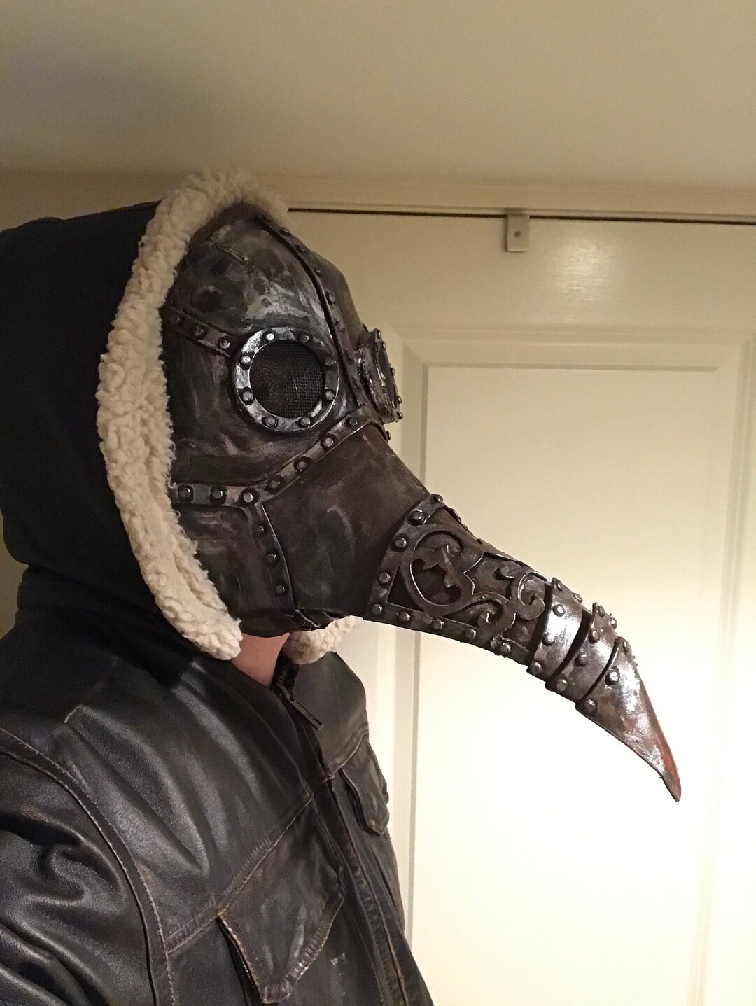Steampunk Plague Doctor Mask - Armored Mask - Plague Doctor - Plague ...