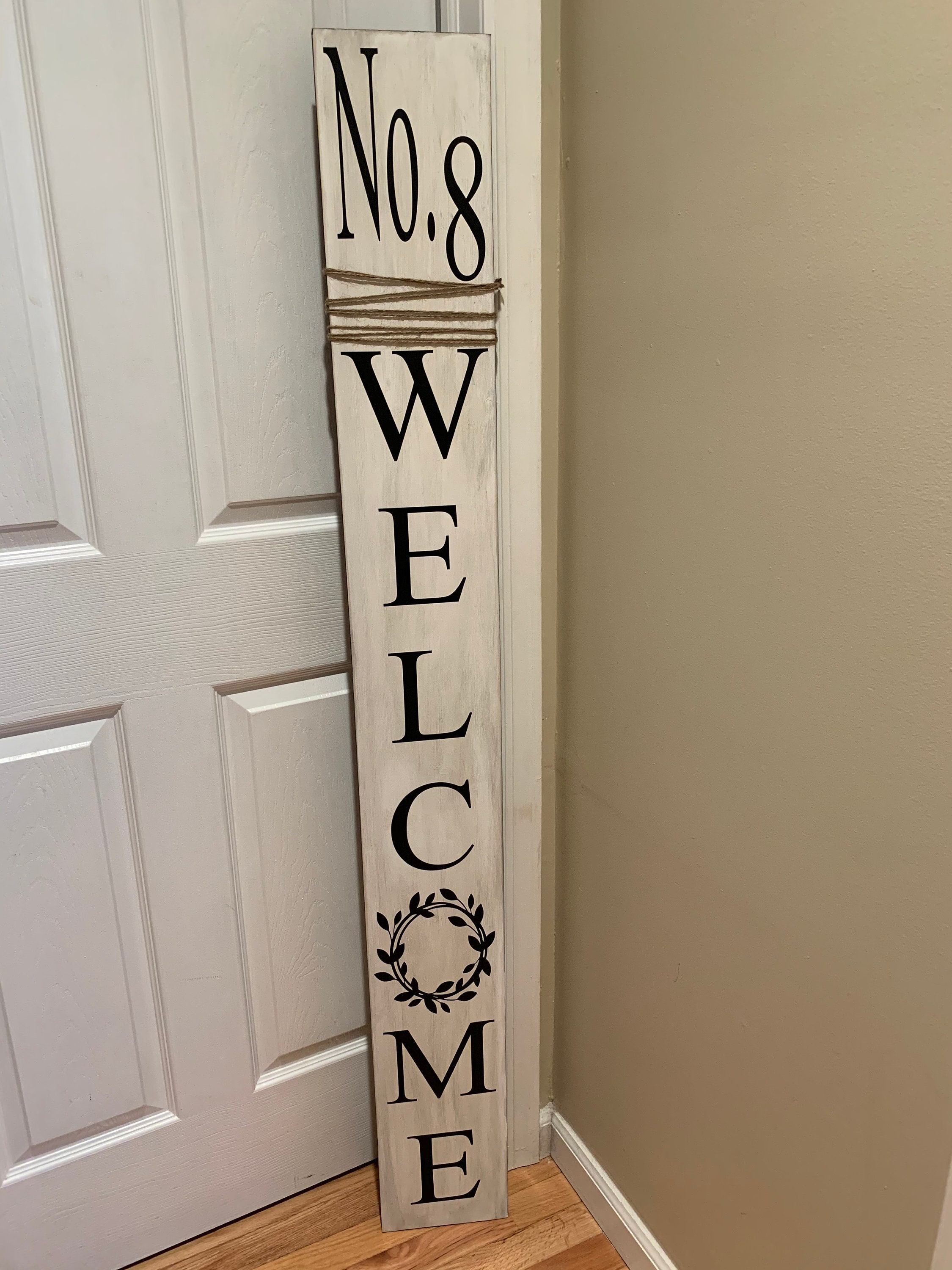 Let It Snow/welcome Sign Double Sided Painted Wood Sign - Etsy